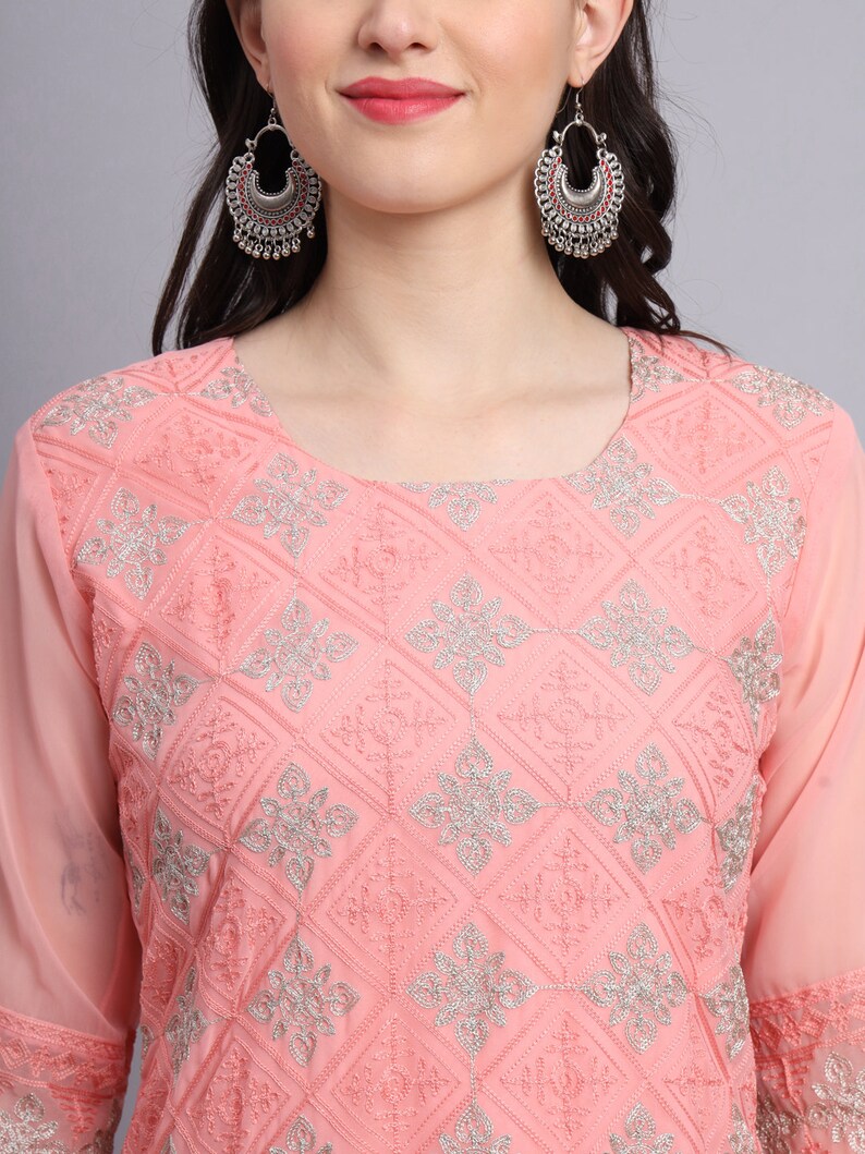 Handmade Embroidered Kurta for Women | Elegant & Stylish Party Wear ...