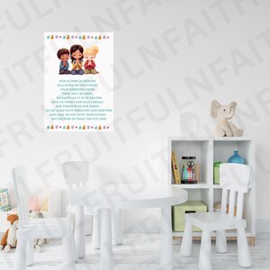 Prayer Poster for Christians Homeschooling Poster Nursery Prayer Habits ...