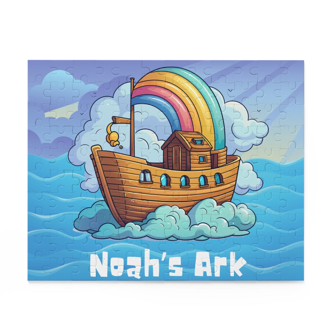 Kids Puzzles Noahs Ark Christian Games Puzzle Fun Game Night Gift for ...
