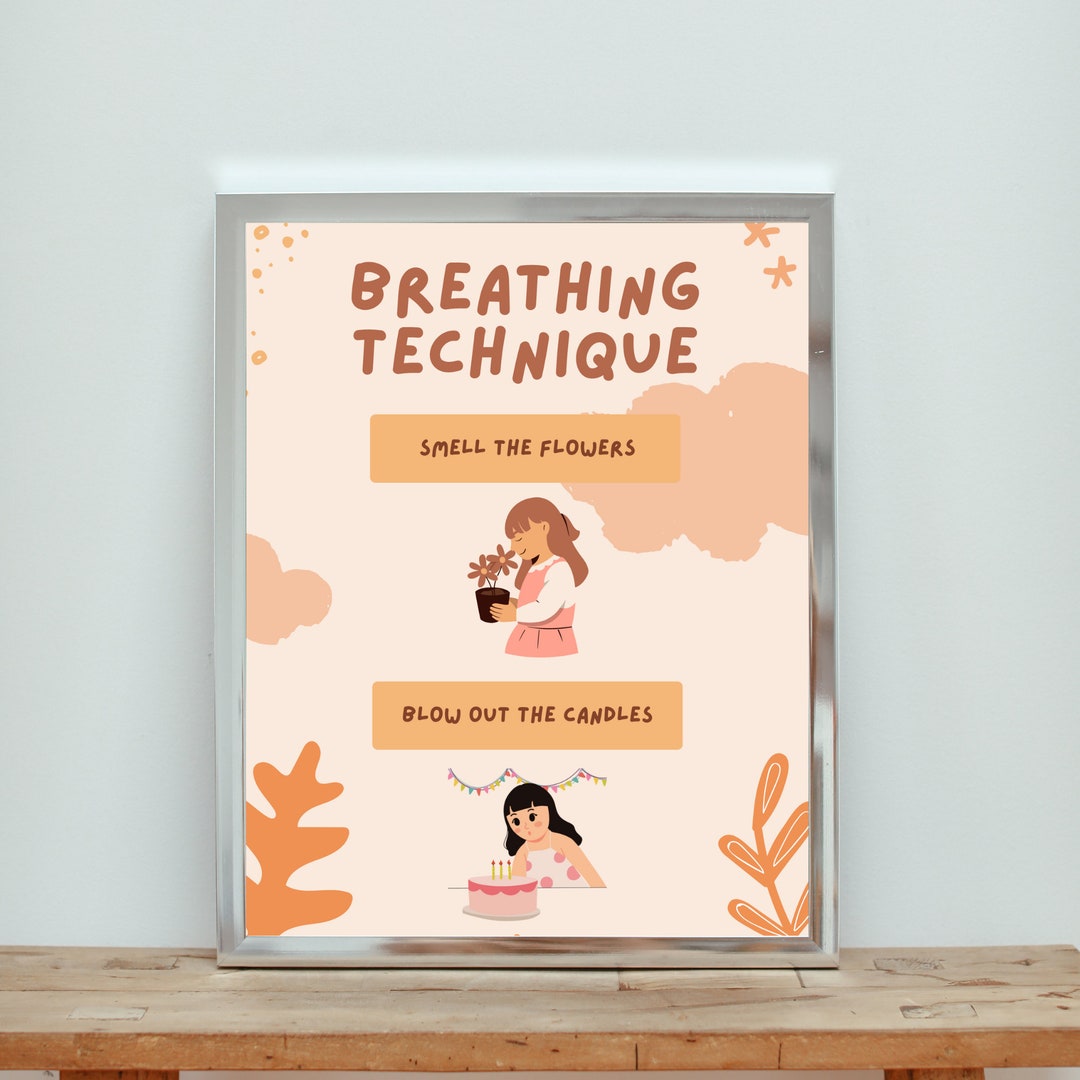 Montessori Calming Corner Toddler Feelings Wallart Kids Development ...