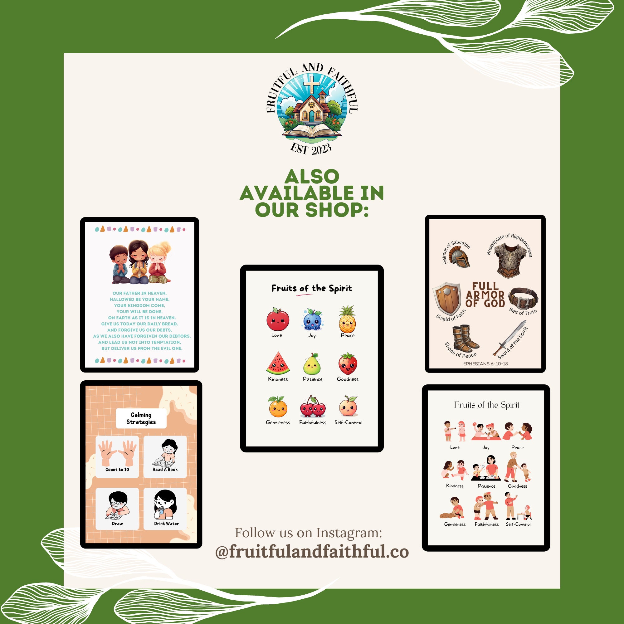 Prayer Poster for Christians Homeschooling Poster Nursery Prayer Habits ...