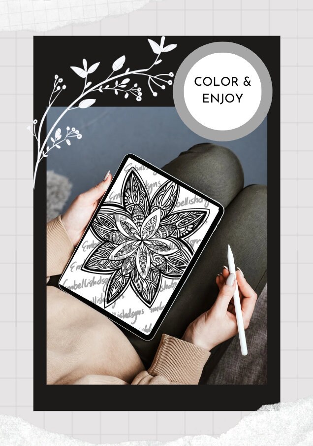 Printable Handmade Coloring Book Instant DIGITAL Download, 7 Pages in 1 ...