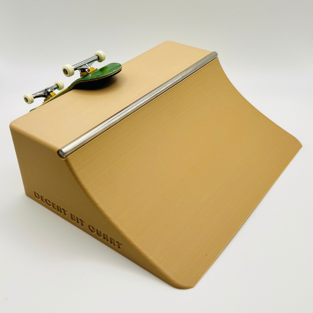 Quarter Pipe 6” - Matte Wood - Fingerboard Obstacle - Etsy