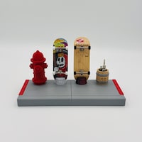 Laser Cut Fingerboard Racks for IKEA Mosslanda Wall Shelves, Holds 14 ...