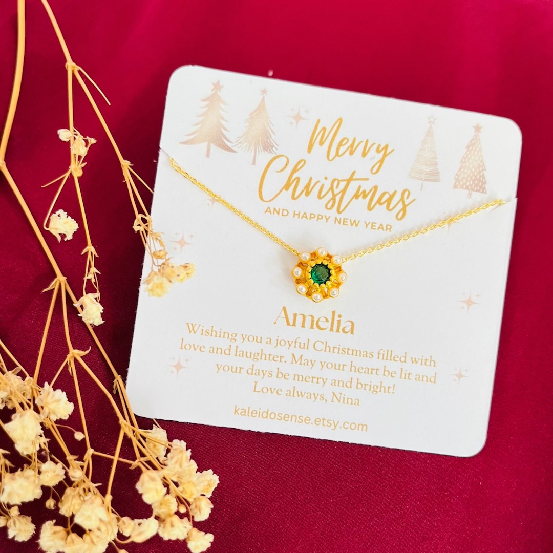 Christmas Jewelry Gift Christmas Necklace for Women Customized Gift for ...