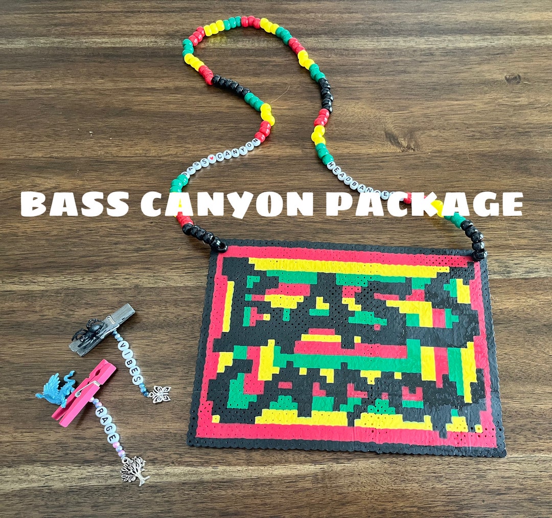 XL Bass Canyon Perler - Etsy