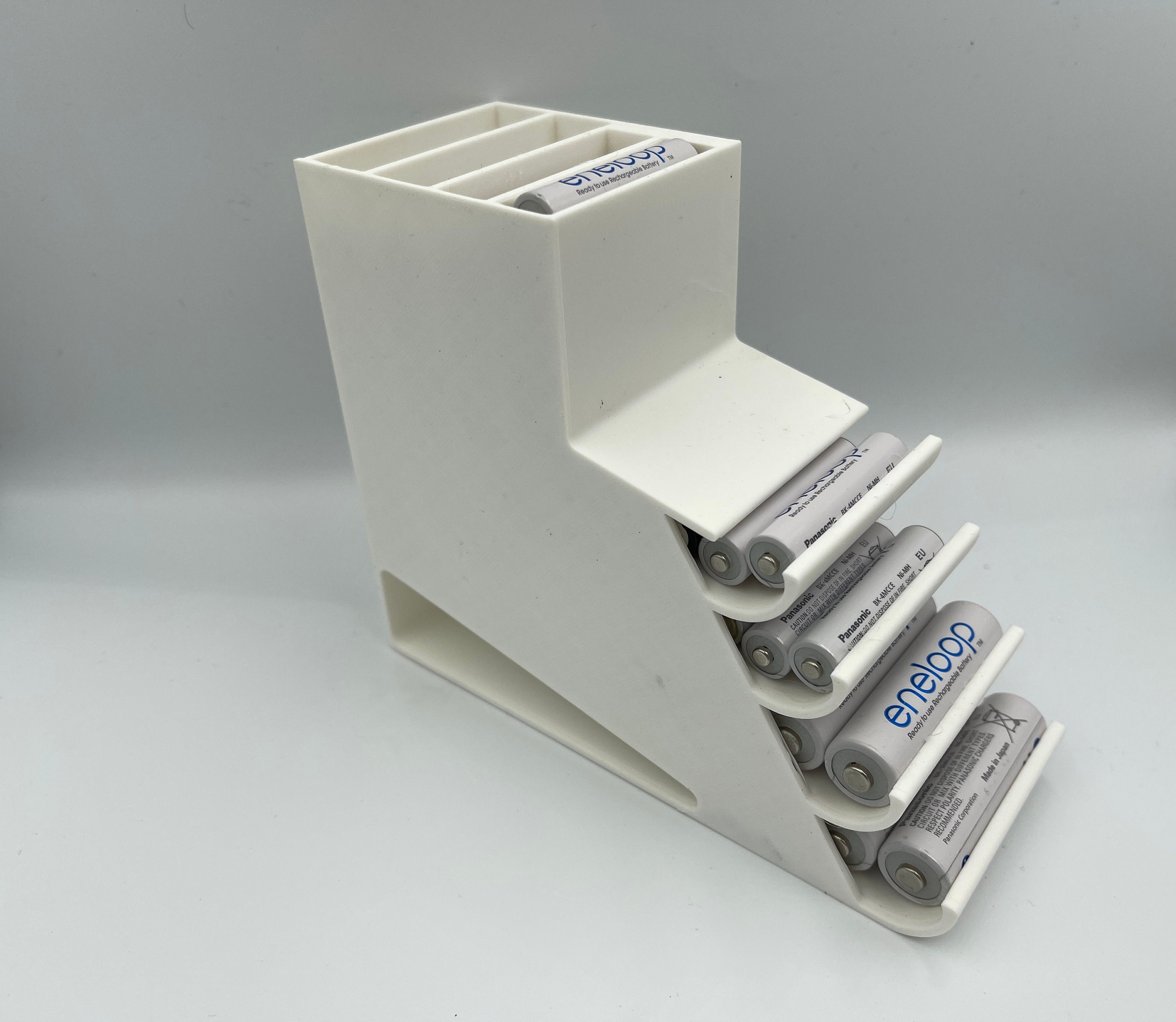 Battery Storage Box Case Organizer Fifo First in First Out AA and AAA ...