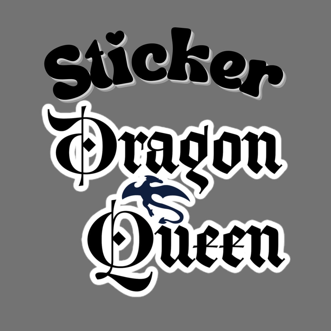 Dragon Queen Sticker Ophiuchus Dragons Zodiac Fun - Etsy