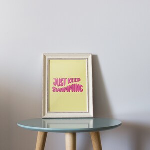 Inspirational Quote Poster Motivational Wall Art Colorful - Etsy