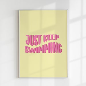 Inspirational Quote Poster Motivational Wall Art Colorful - Etsy