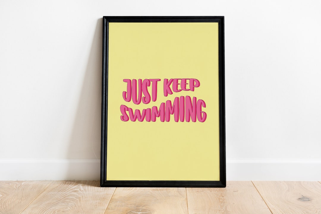 Inspirational Quote Poster Motivational Wall Art Colorful - Etsy