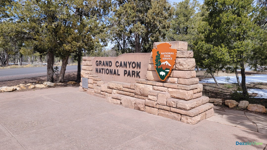 Grand Canyon National Park Sign Arizona Dazzleview - Etsy