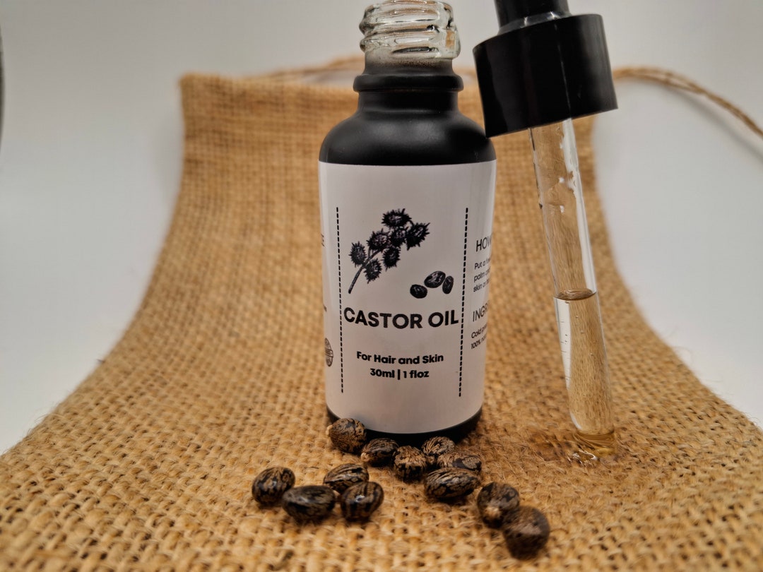 Moroccan Cold-pressed Castor Oil Natural Beauty for Skin Detox Huile De ...