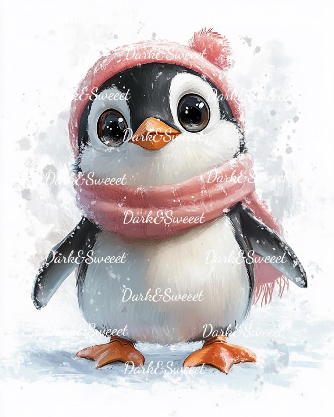 22 Adorable Little Penguins Clip Art/ Hollidays/ Cartoon Elf/ High ...