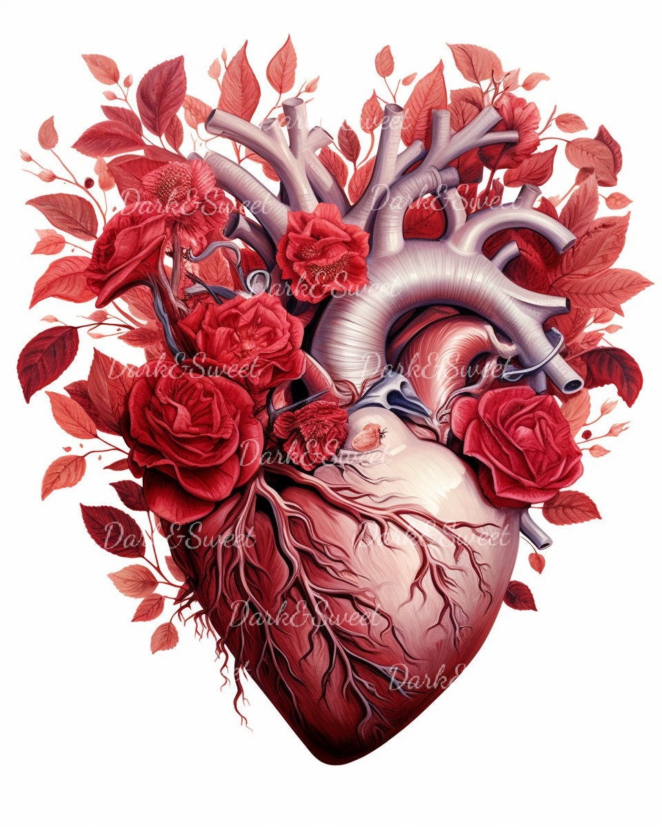 10 I Give You My Heart/human Heart/valentine's Day Clip Art High ...