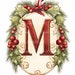 10 Festive Letter M Clip Art- High Quality Jpgs/ Digital Print/ Digital ...