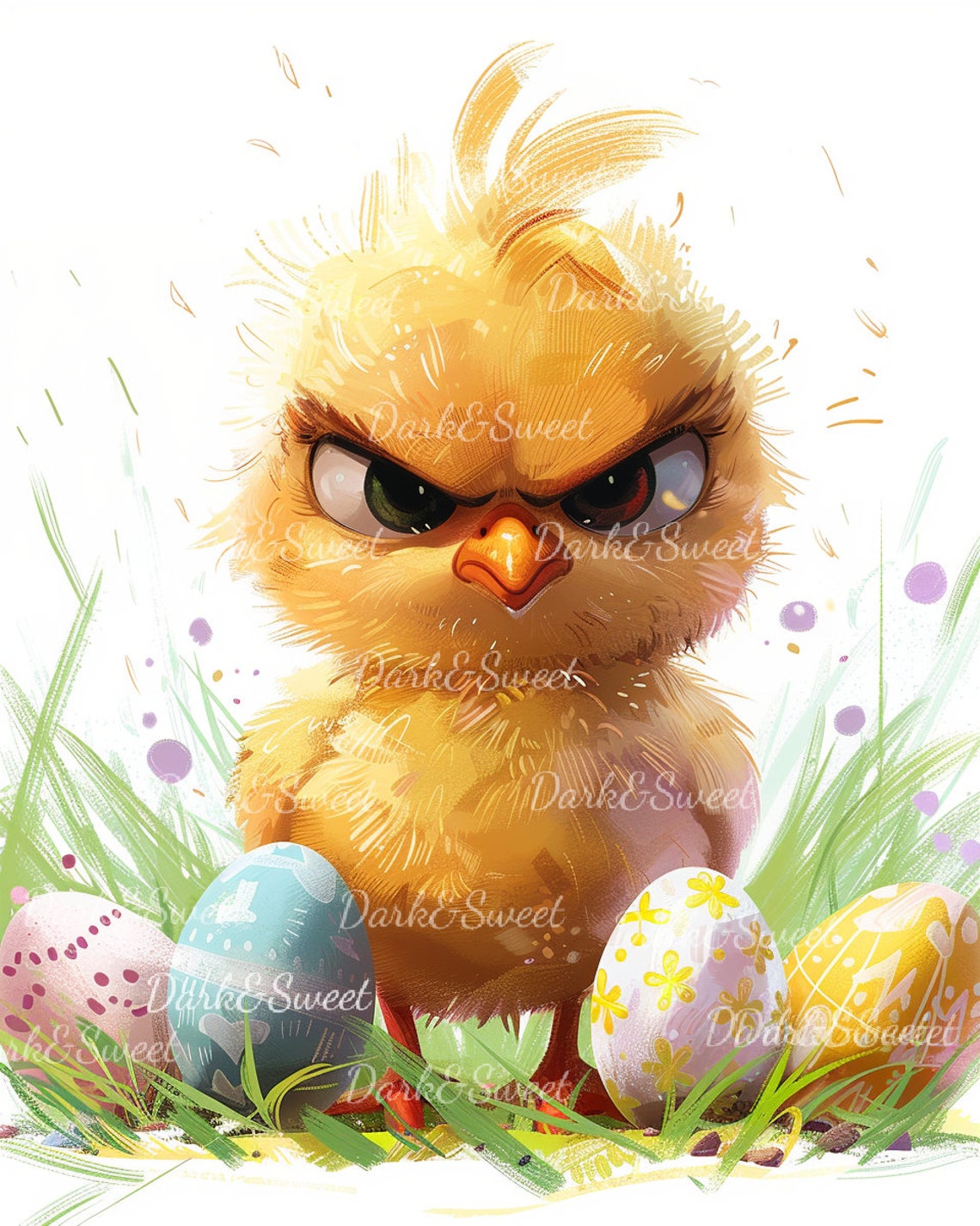 10 What the Fluff Sassy Angry Easter Chicks Clip Art-high Quality PNG ...