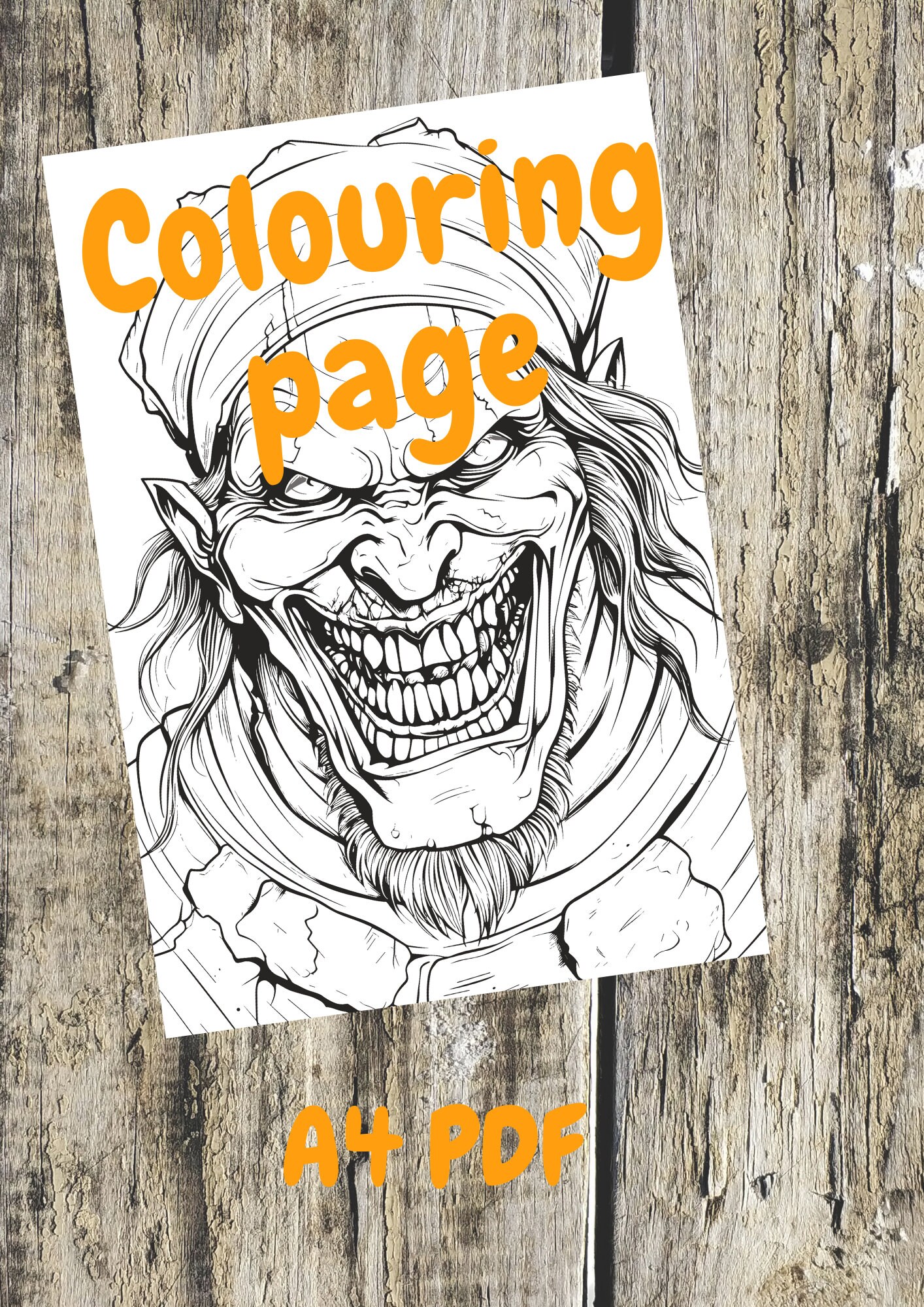 Friday the 13th Halloween Colouring Pages - Etsy