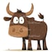 10 Adorable Simple Ox Clip Art- High Quality Pngs/ Digital Print ...