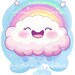 14 Kawaii Pastel Rainbow Clouds Clip Art- High Quality PNG - Poster Making, Sticker Making ...