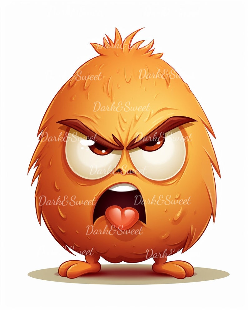 33 Eggs of Fury/angry Eggs Clip Art- High Quality PNG/ Digital Print ...