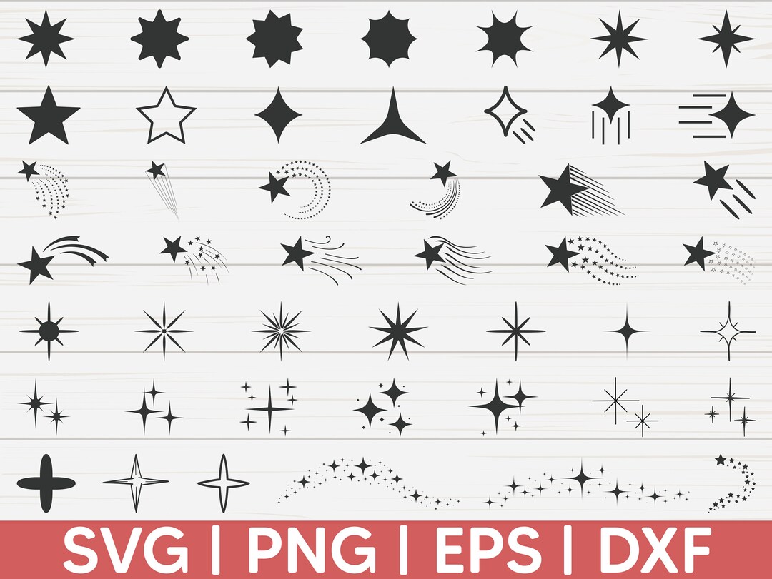 Sparkle SVG | Sparkle Bundle | Stars Sparkle SVG | Sparkle SVG Cut ...