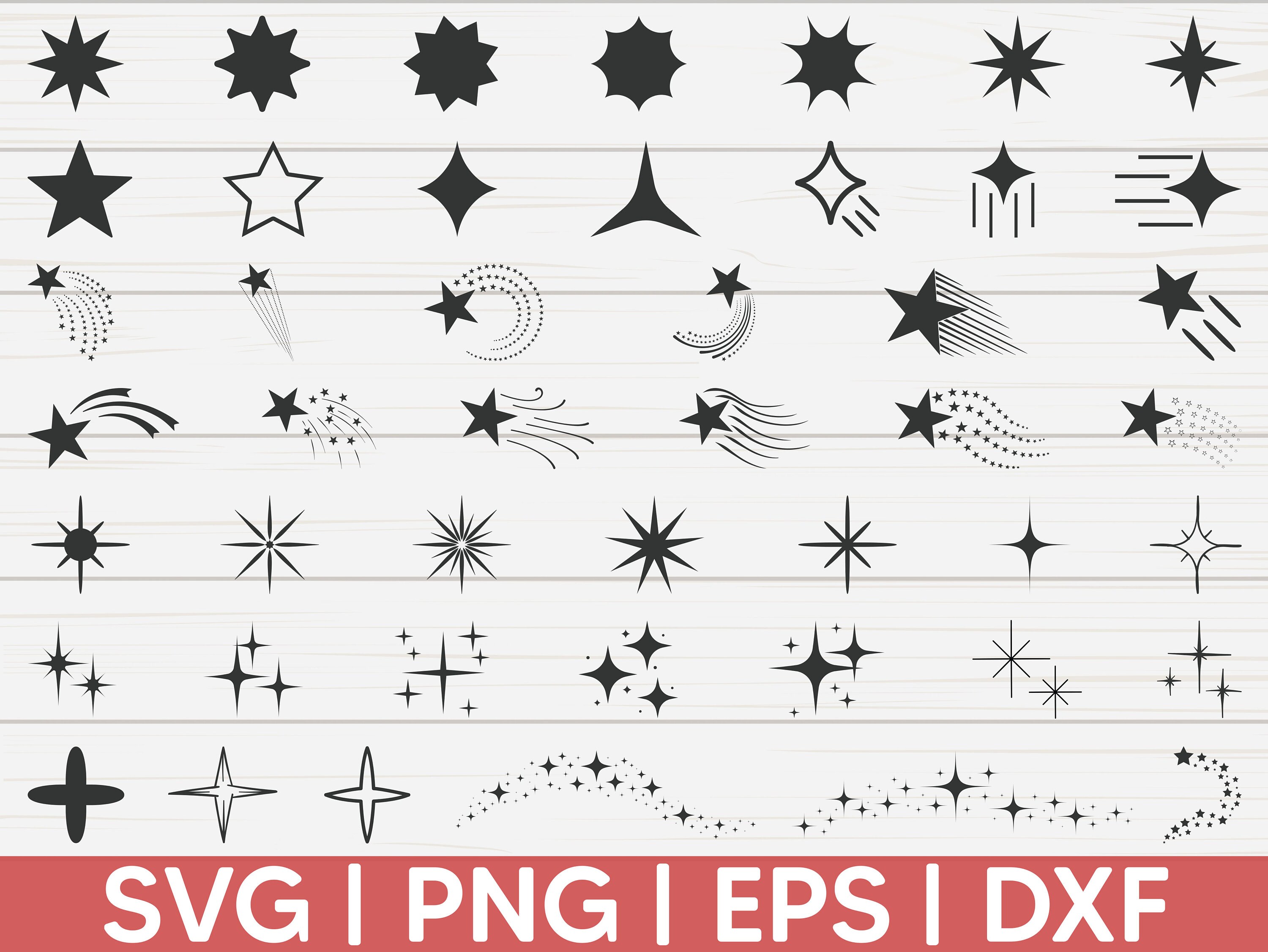 Sparkle SVG Sparkle Bundle Stars Sparkle SVG Sparkle SVG Cut Files ...