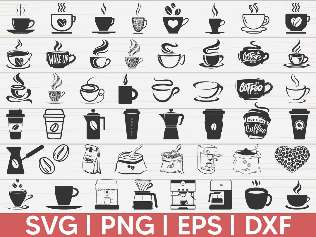 Coffee Svg | Coffee Cup Svg | Coffee Image | Decal | Stencil | Vinyl ...