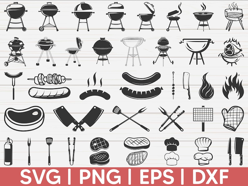 Barbecue SVG Bundle | Grill SVG | Cut File | Commercial Use | Cricut ...