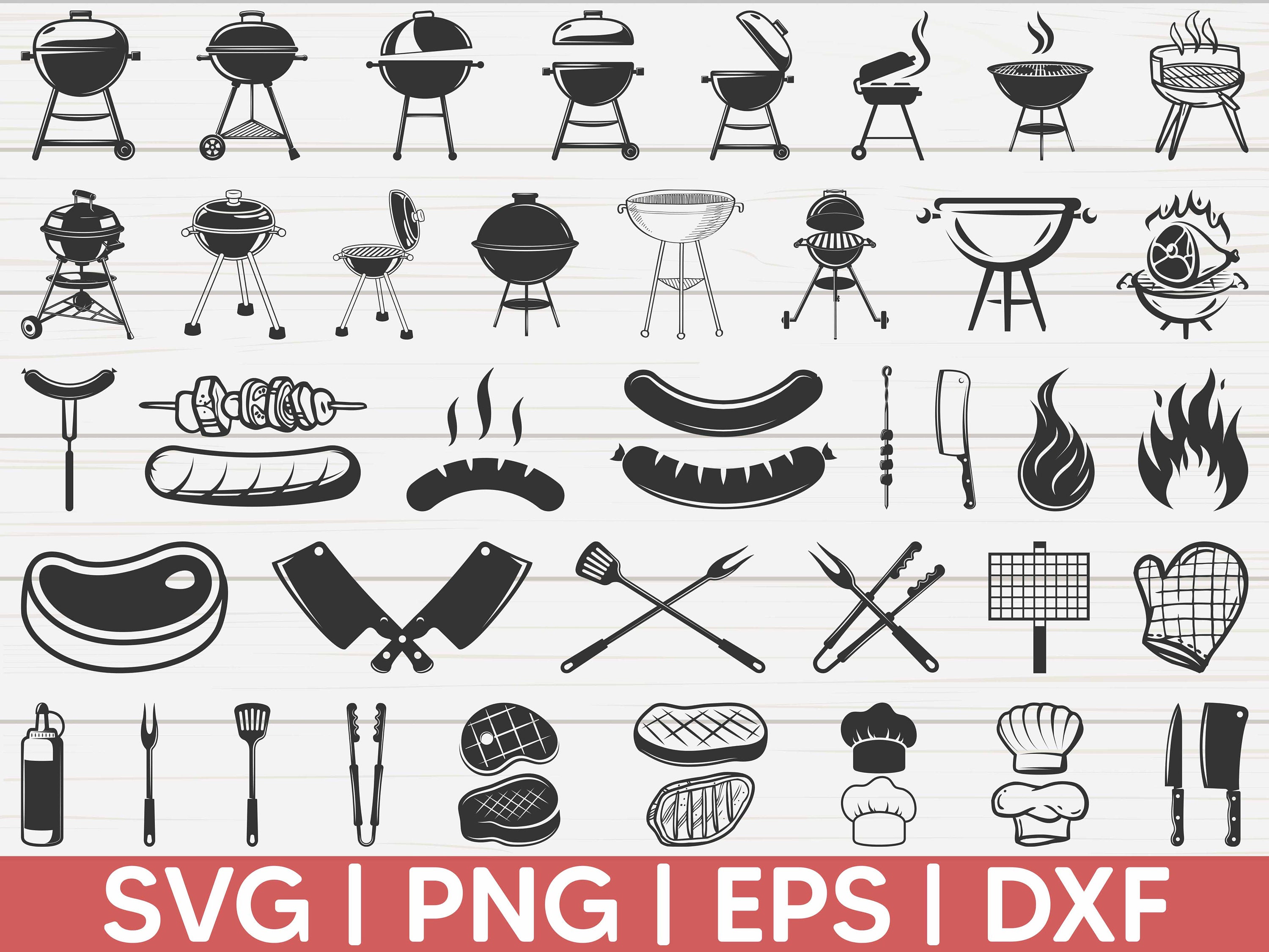 Barbecue SVG Bundle | Grill SVG | Cut File | Commercial Use | Cricut ...