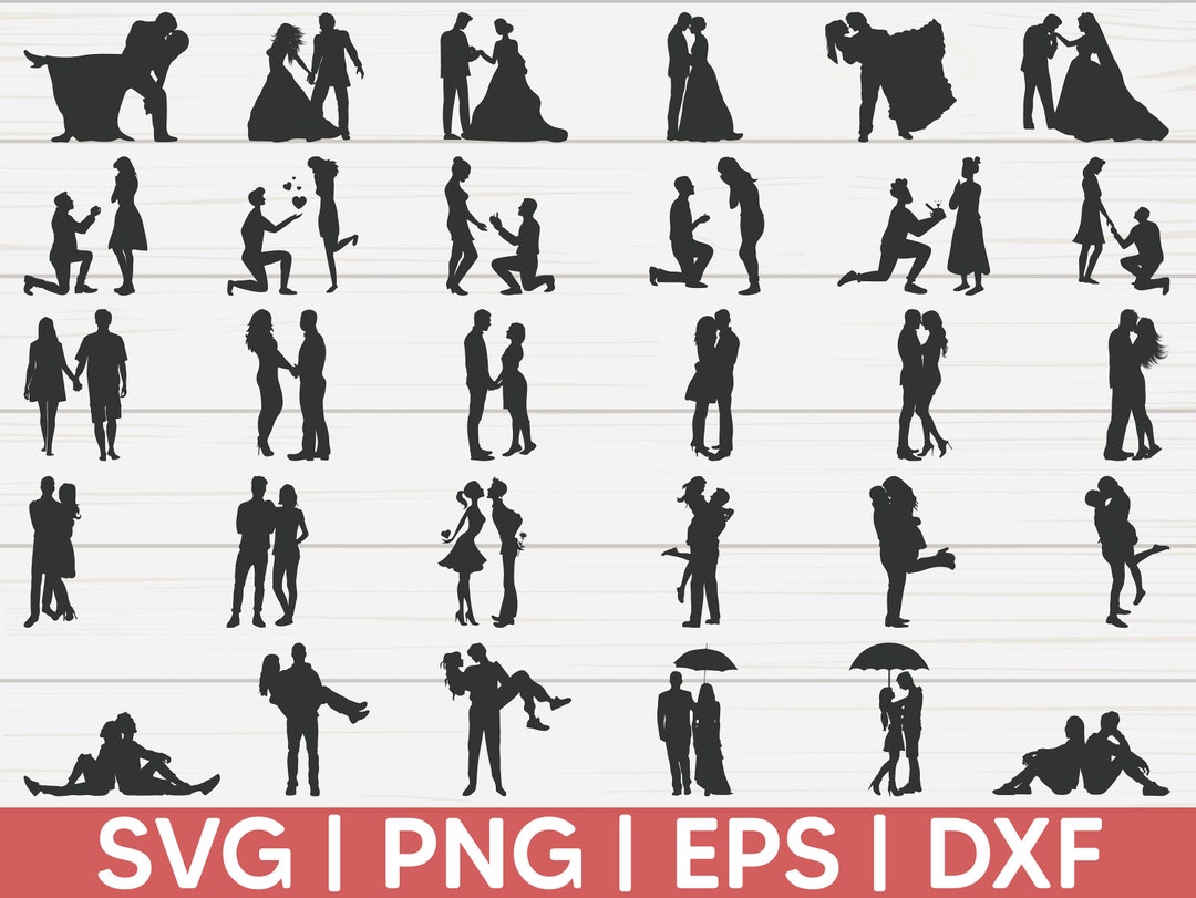Couple SVG Bundle | Love SVG Bundle | Wedding Cut File | Couple ...