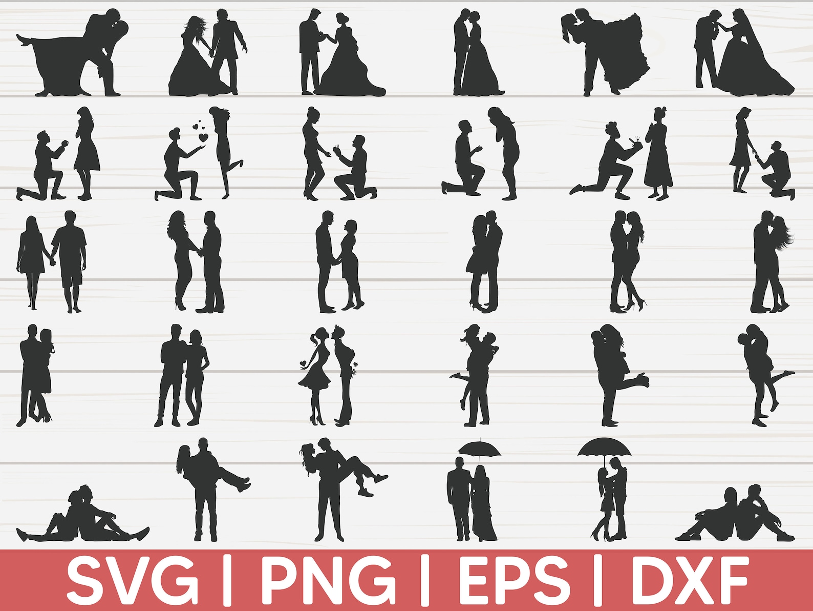 Couple SVG Bundle | Love SVG Bundle | Wedding Cut File | Couple ...