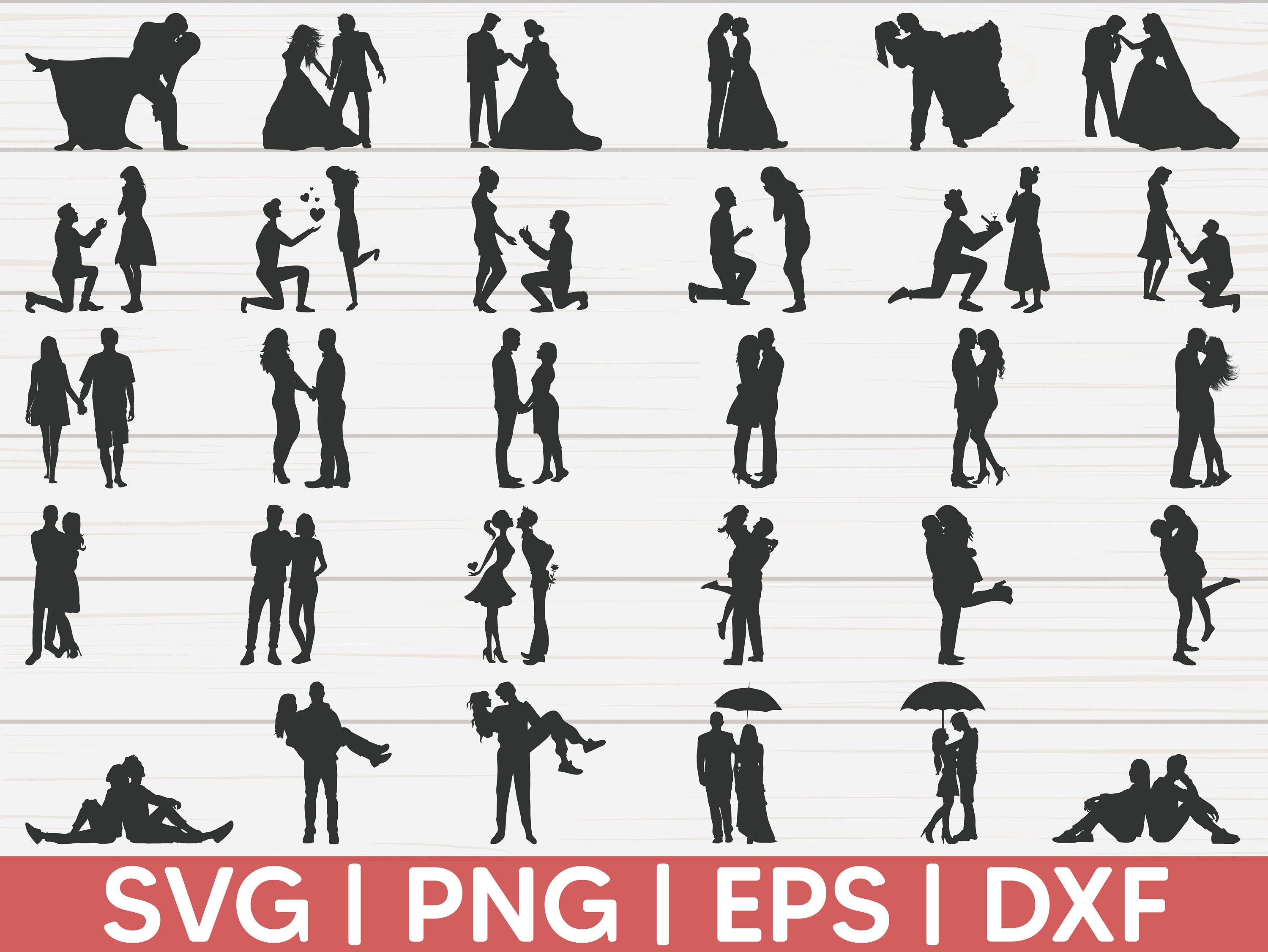 Couple SVG Bundle | Love SVG Bundle | Wedding Cut File | Couple ...