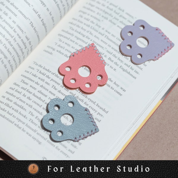 Paw Print Bookmark - Etsy