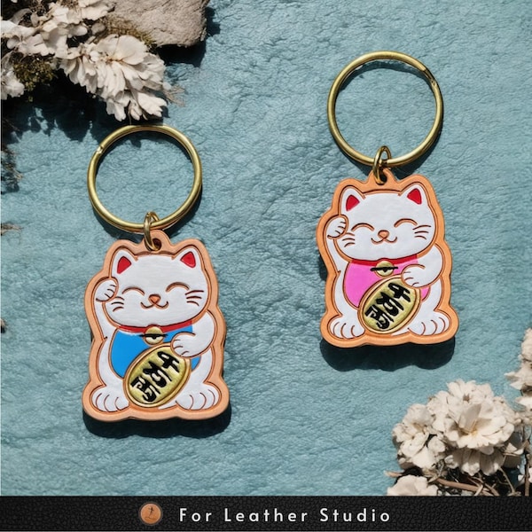 Cat Keychain - Etsy