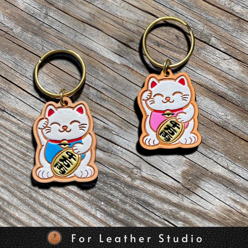 Cat Keychain - Etsy