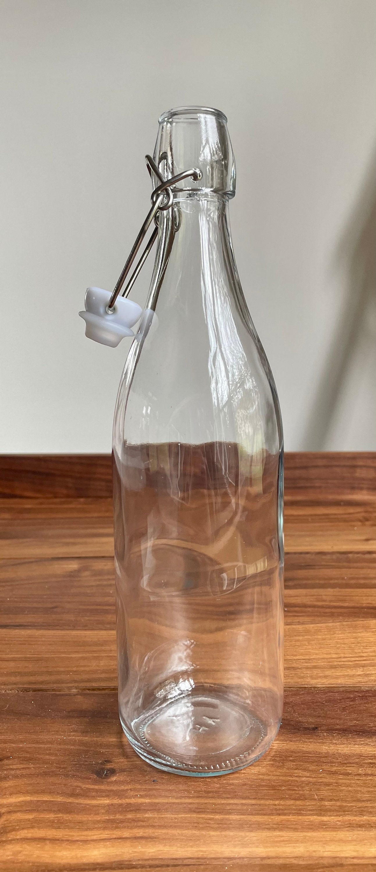 Swing Top Glass Bottle 750 Ml 25 Fl Oz Flip Top Brewing Bottle With White Cap For Drinks