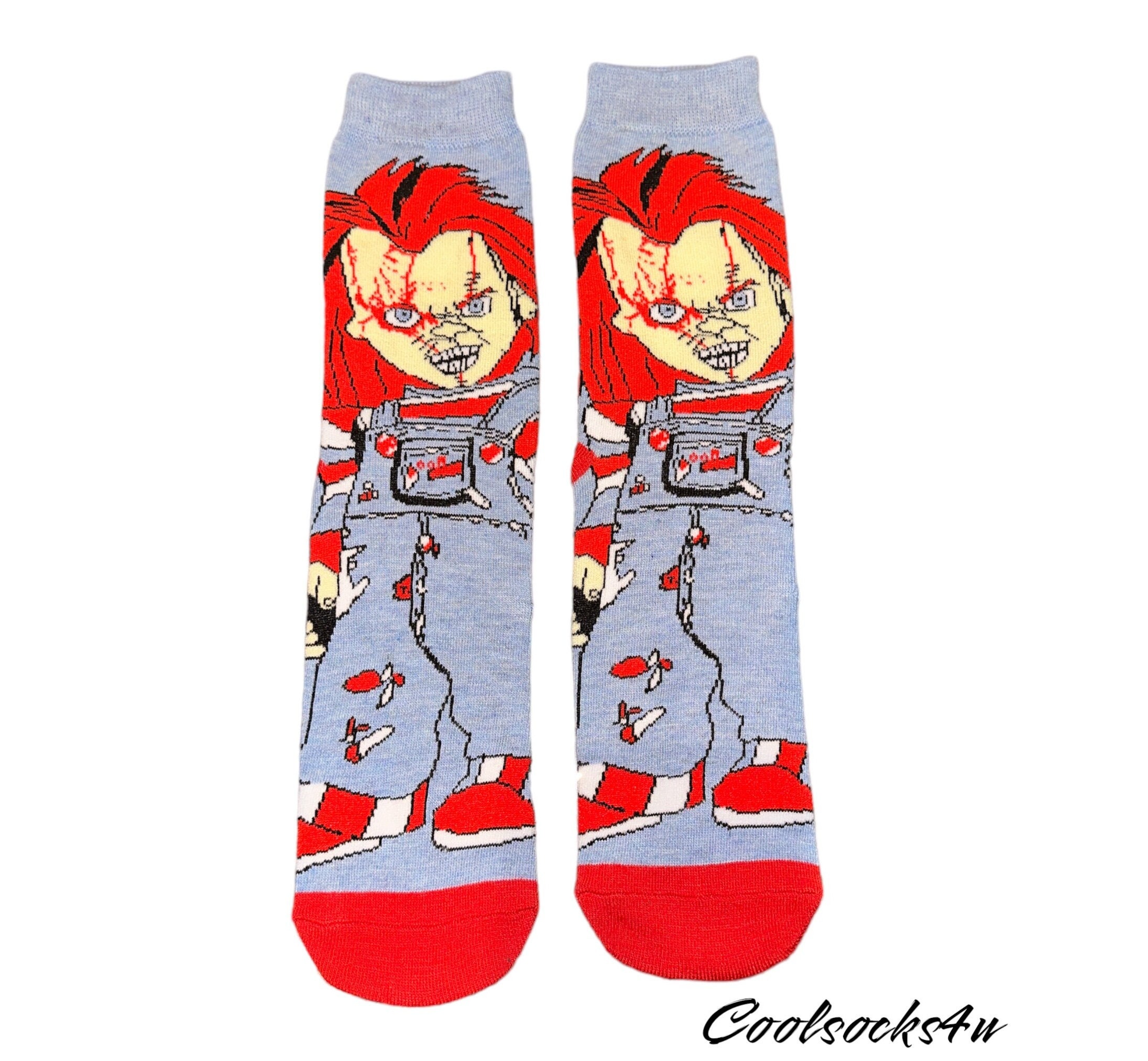 Chucky Horror Character Crew Socks | Unique, Fun, Cool, & Stylish for ...