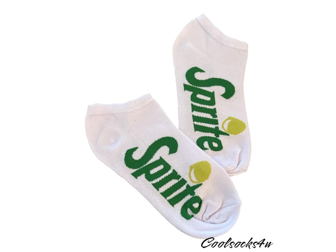 Sprite Inspired Cotton Ankle Socks | Fun & Cute Novelty Gift for Men ...