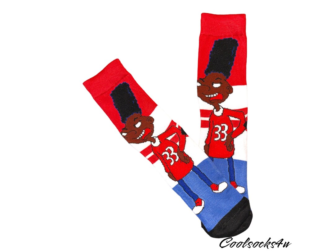 Hey Arnold Gerald Johanssen Cartoon Crew Socks Character, Cute and Fun ...
