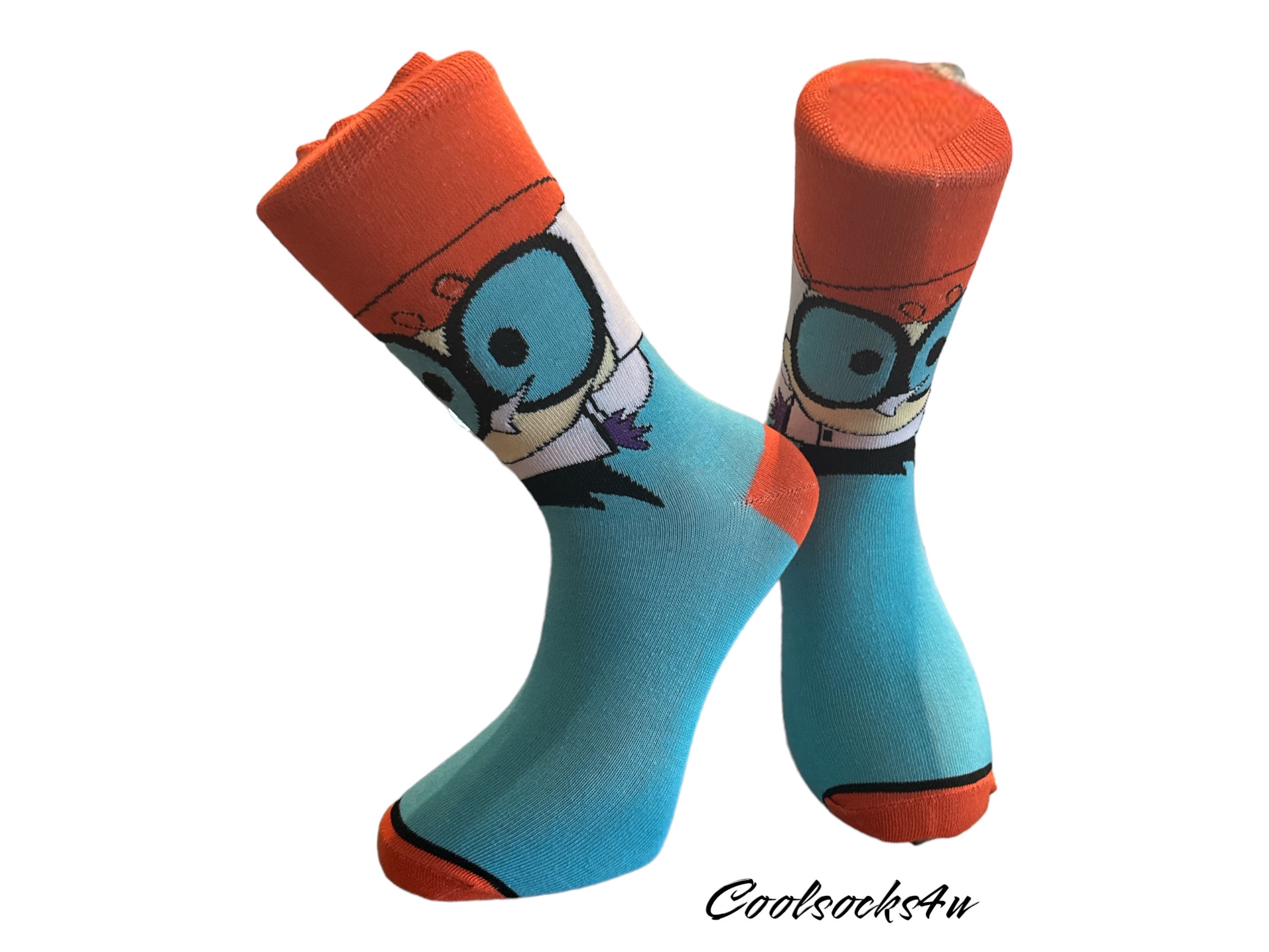 Dexter's Laboratory Socks Unique Socks Cartoon Socks Novelty Socks Funky Socks crazy Socks Cute ...