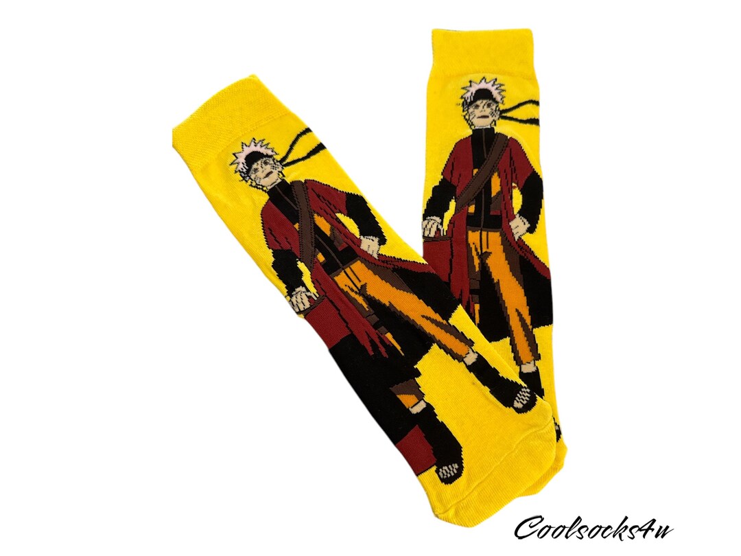 Anime Character Cotton Crew Socks: Fun Novelty Socks - Etsy