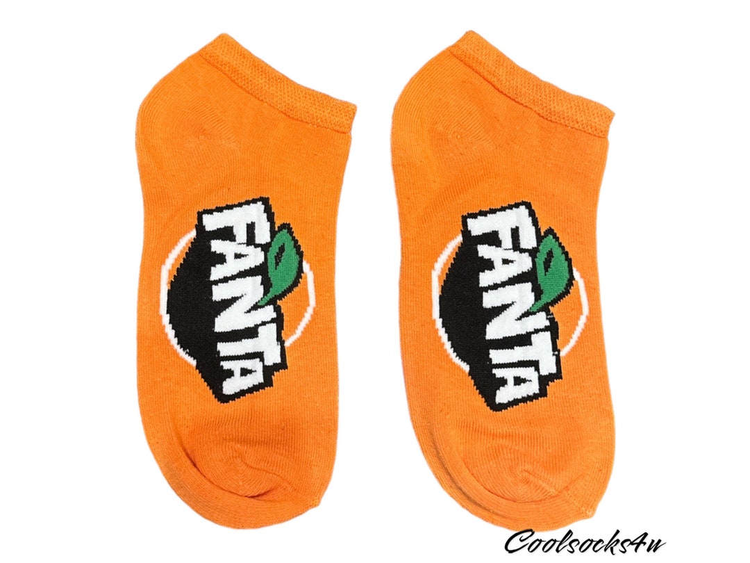 Vintage Orange Fanta Cotton Ankle Socks Cool, Fun, and Stylish - Etsy