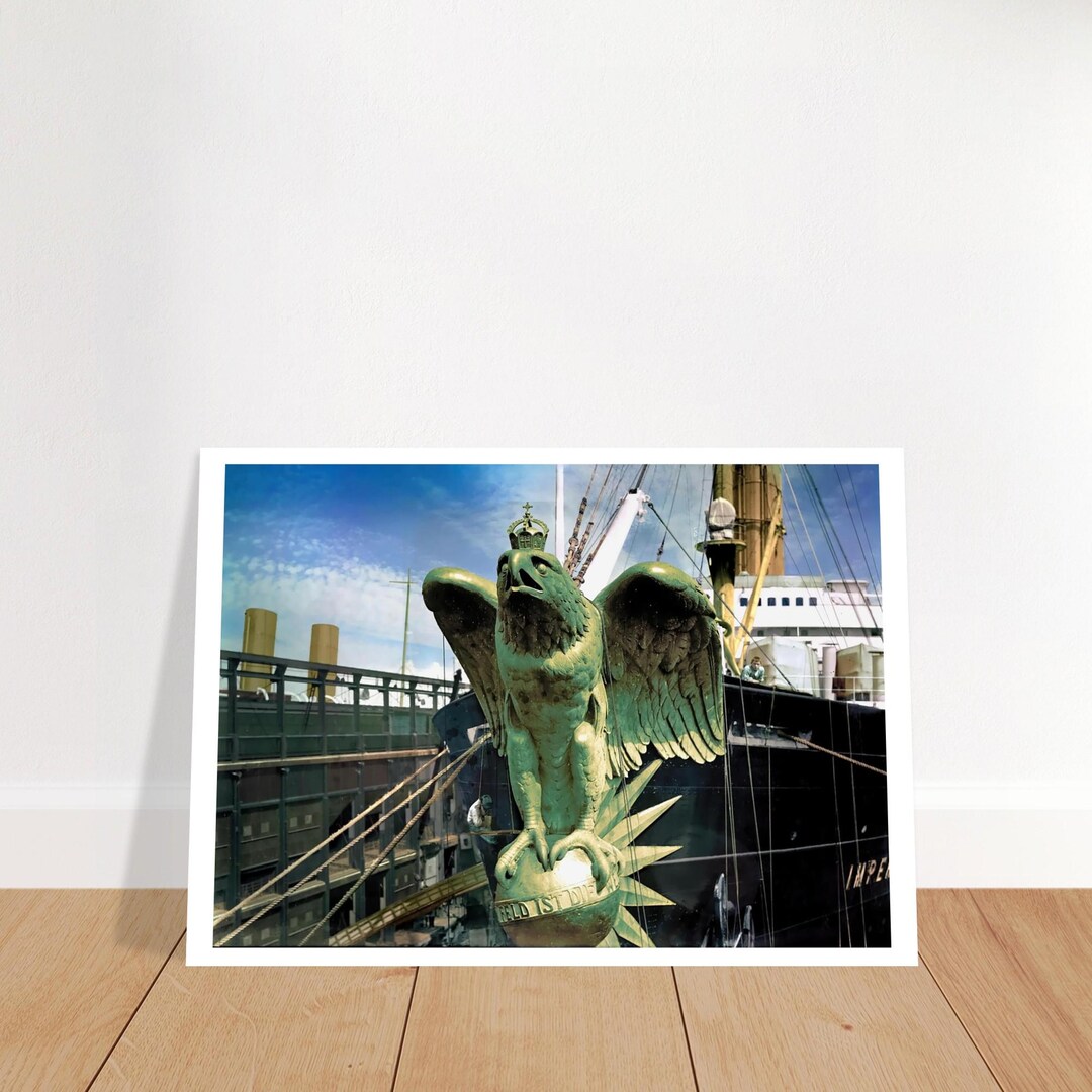 Vintage Colored Poster "ss Imperator" 1920 - Etsy