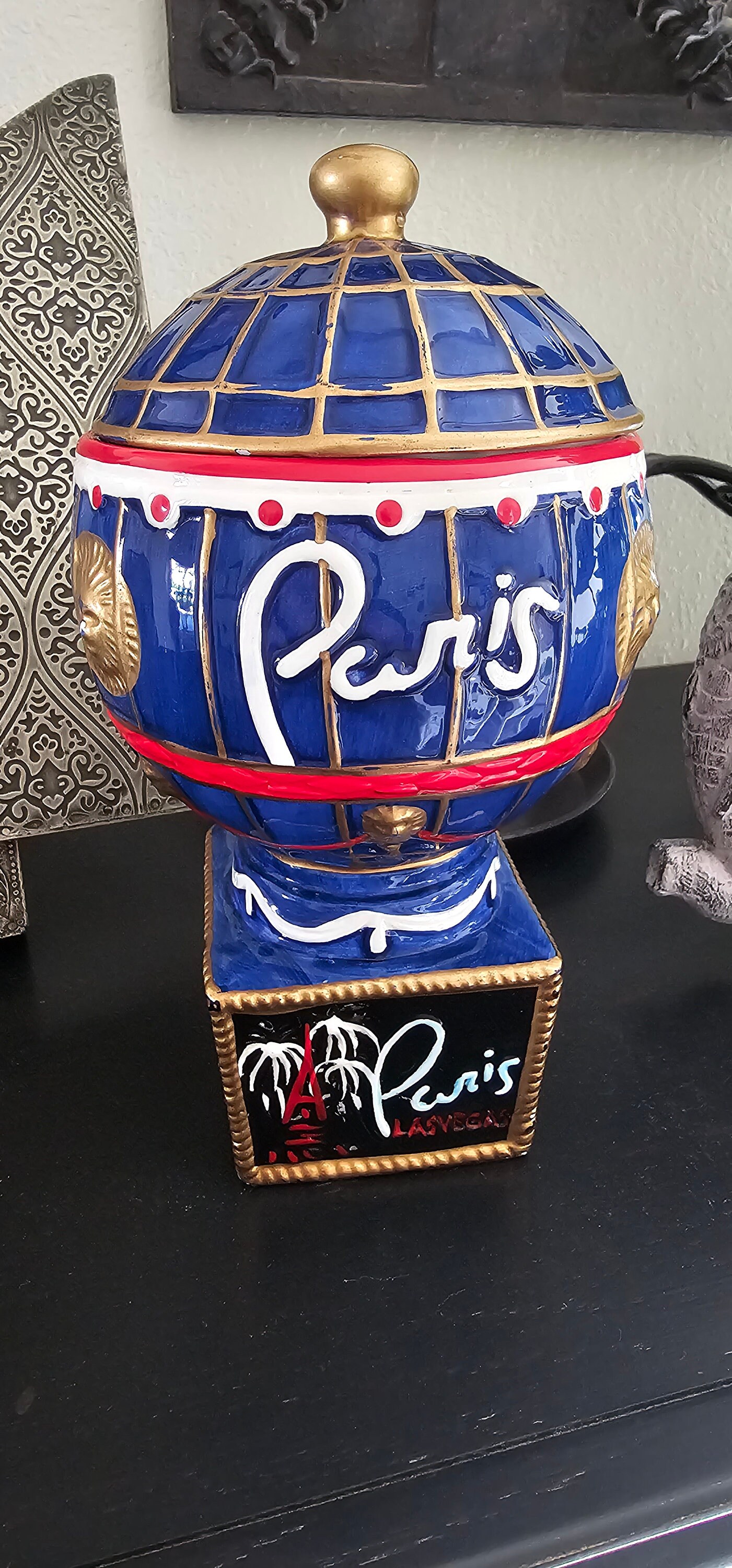 Vintage Paris Souvenir Ceramic Hot Air Balloon Mug, 8.5" Tall ...