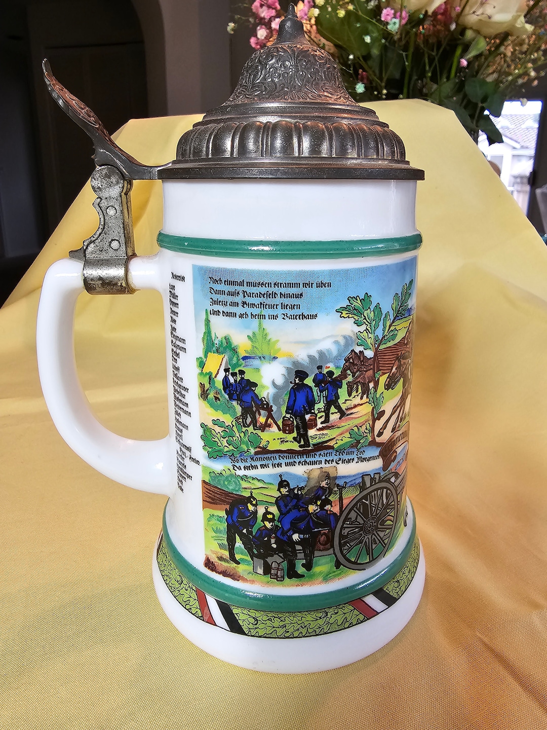 Vintage 1970s Rare BMF Bierseidel Regimental German Beer Stein ...