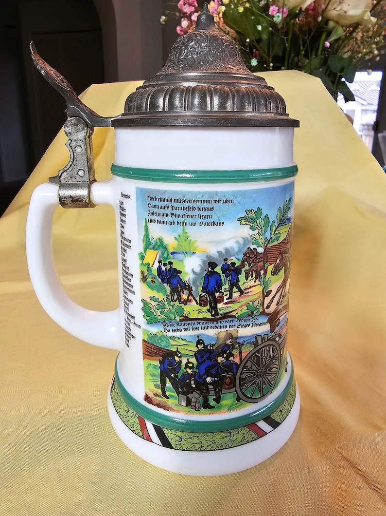 Vintage 1970s Rare BMF Bierseidel Regimental German Beer Stein ...