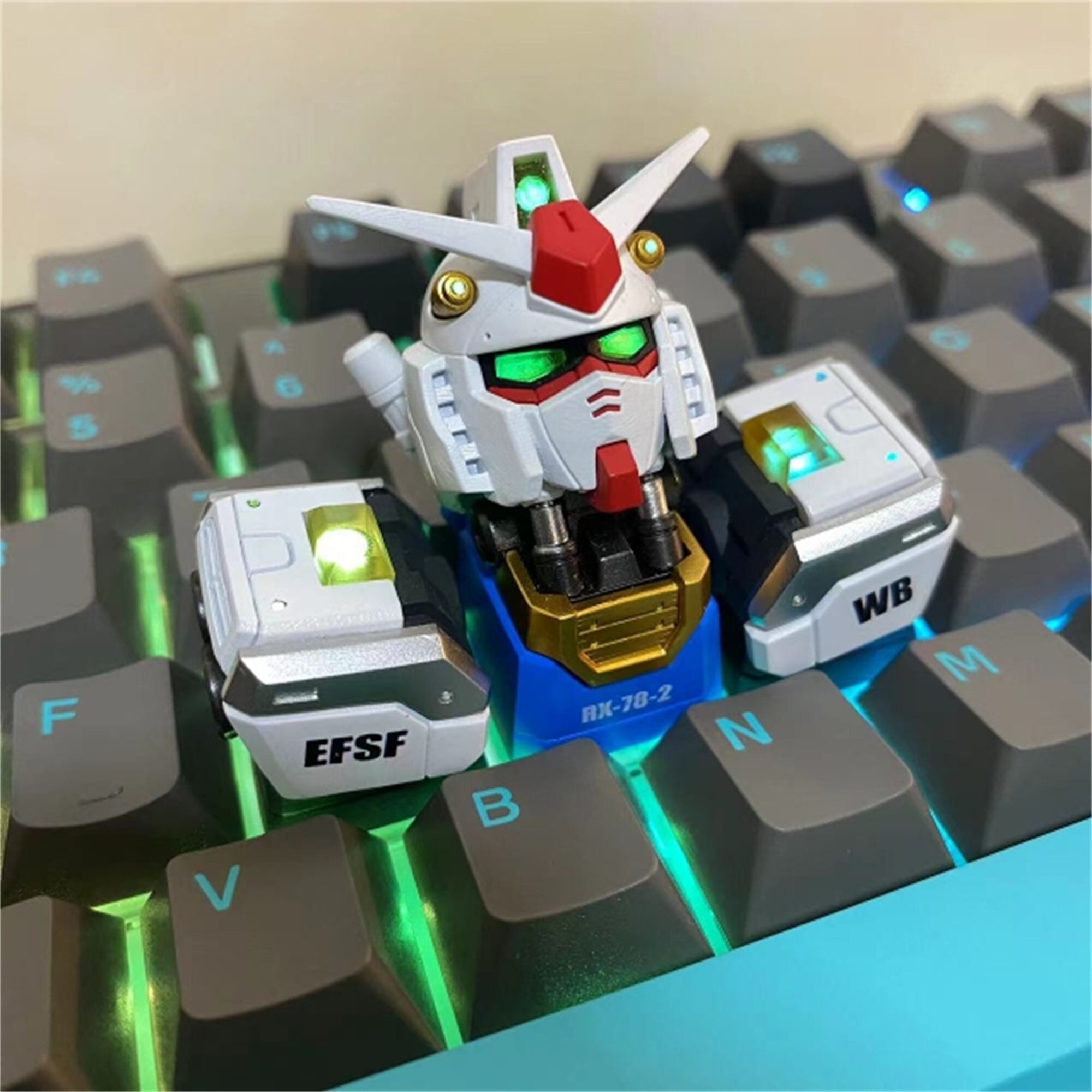 Gundam,keycap,gundam Keycap,keyboard Keycaps,anime Keycap,resin Keycap ...