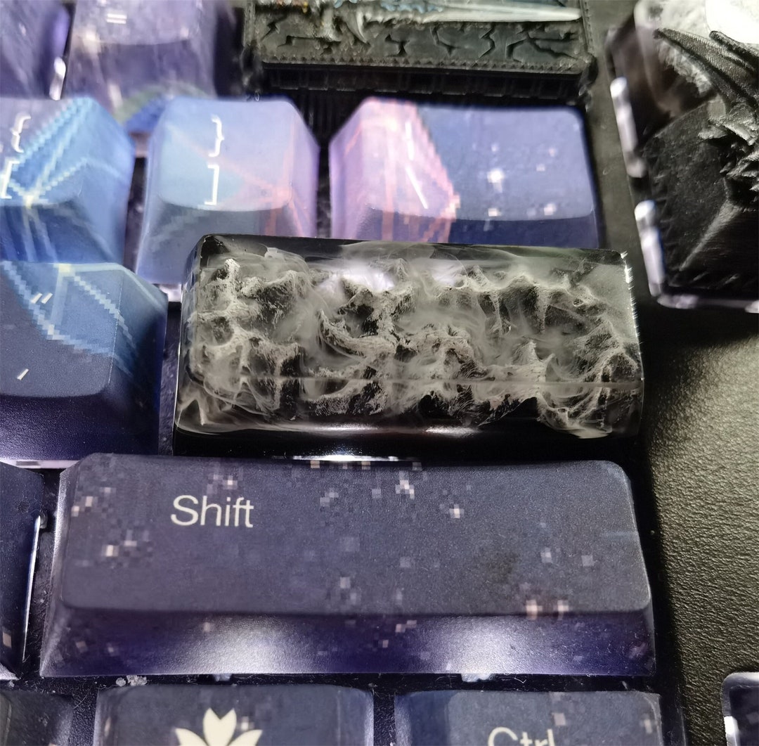 Mountain Valley, Keycaps, 2.25U, Enter, Shift, Resin Keycaps, Drop Caps ...