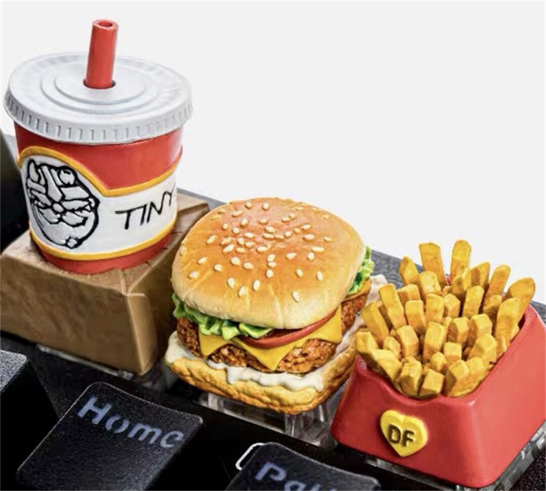 Hotdog Keycaps,fast Food Keycaps, Keycaps, Customized Keycaps,hamburger ...